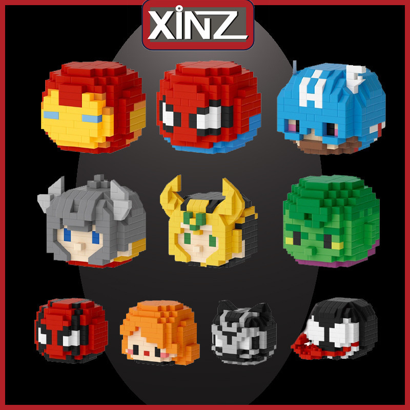 Jual XiNZ Nano Bricks Block Superhero The Avengers EGG brick Balok ...