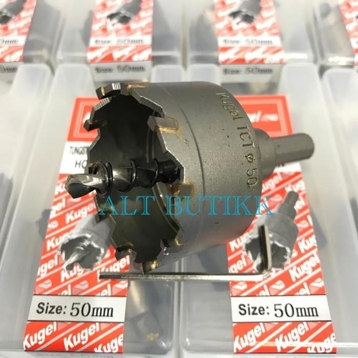 Jual KUGEL HOLE SAW TCT 50MM - MATA BOR STAINLESS ORIGINAL !!! | Shopee ...