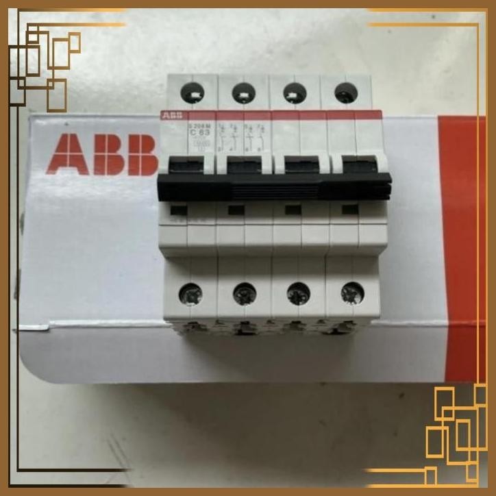 Jual [B2B] ABB MCB S204M-C63 63A 4 POLE NEW | Shopee Indonesia