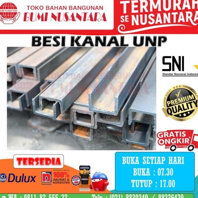 Jual Besi Unp 120 Sni Kanal U Channel Chanel U 65 Unp 50 Unp 100 Unp 80 ...