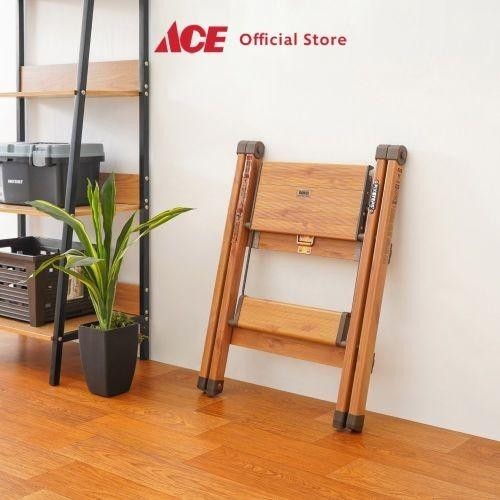 Jual ACE - KRISBOW TANGGA LIPAT ALUMINIUM 2 STEP MOTIF KAYU | Shopee ...