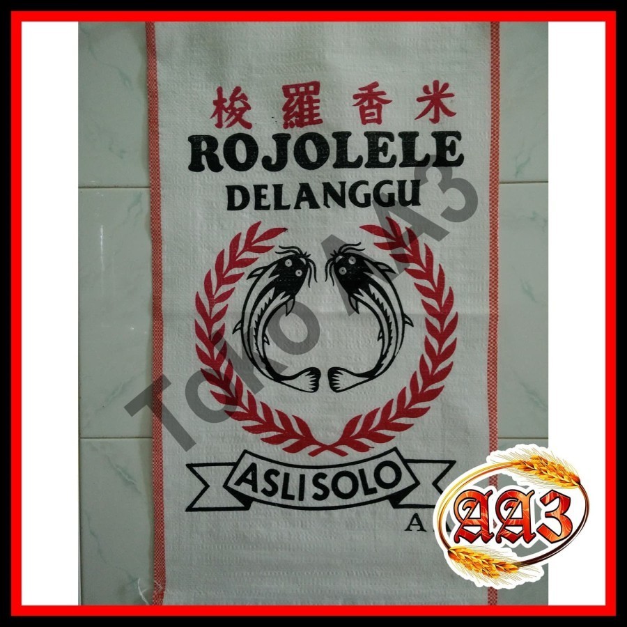 Jual tokokarungaa3 Karung beras putih merek Rojolele Hitam 20kg ...