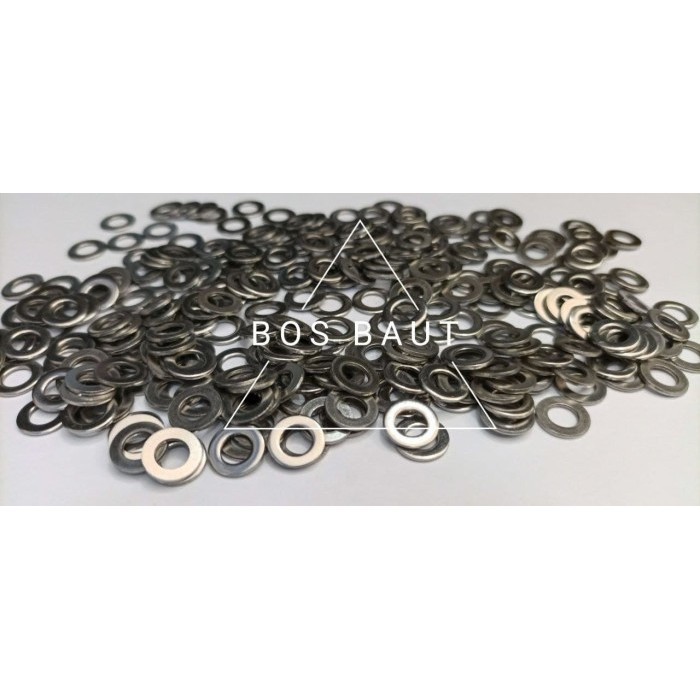 Jual Ring Plat Stainless Steel SS304 M5 ISI 10 PCS | Shopee Indonesia