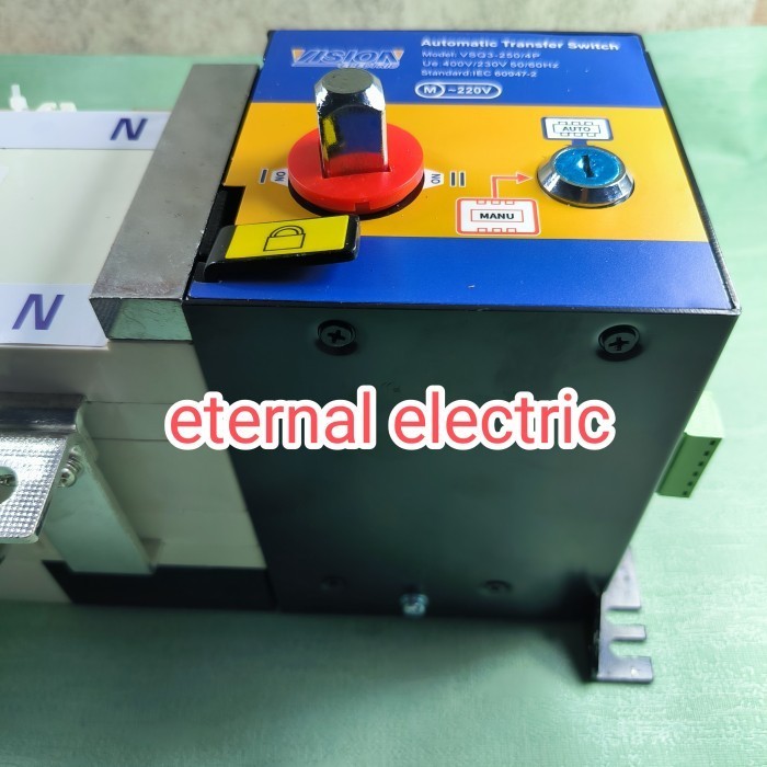 Jual Masih! Ats Electric Pln Genset 4P 250A Vision Automatic Transfer Switch 250A Sparepart ...