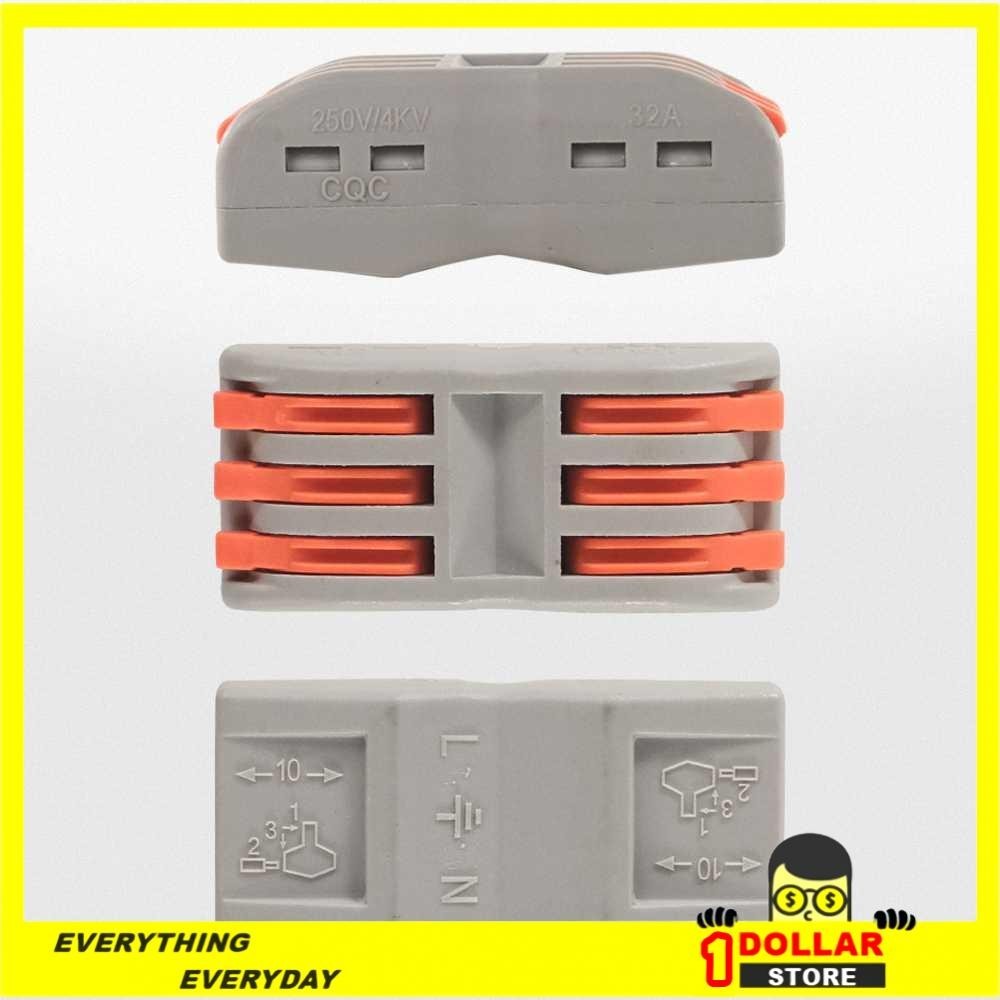 Jual $1 Terminal Block Konektor Sambungan Kabel Listrik 1PCS [Gray, PCT ...