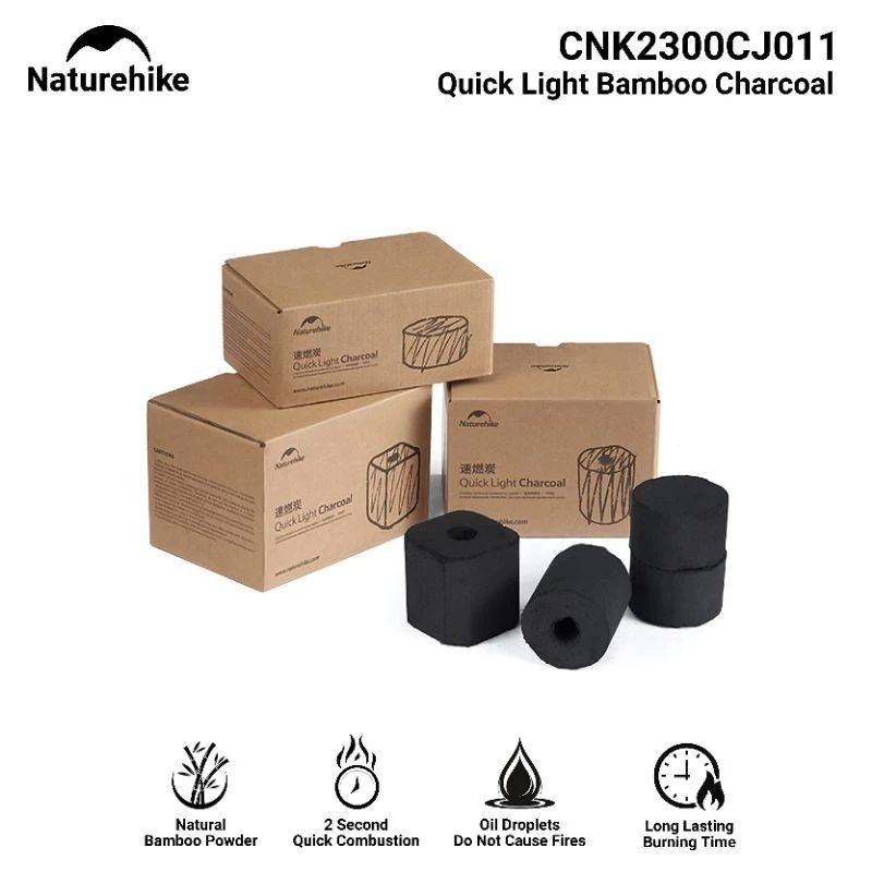 Jual BRIKET ARANG BAMBU NATUREHIKE CNK2300CJ011 QUICK LIGHT NATURAL ...
