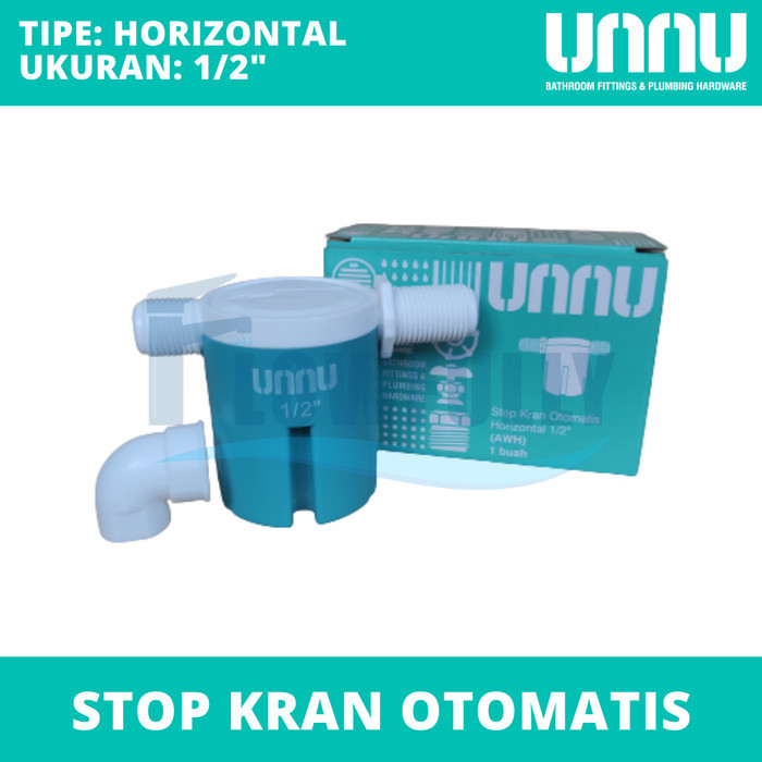 Jual STOP KRAN OTOMATIS HORIZONTAL 1/2 INCH UNNU KERAN AIR PELAMPUNG ...
