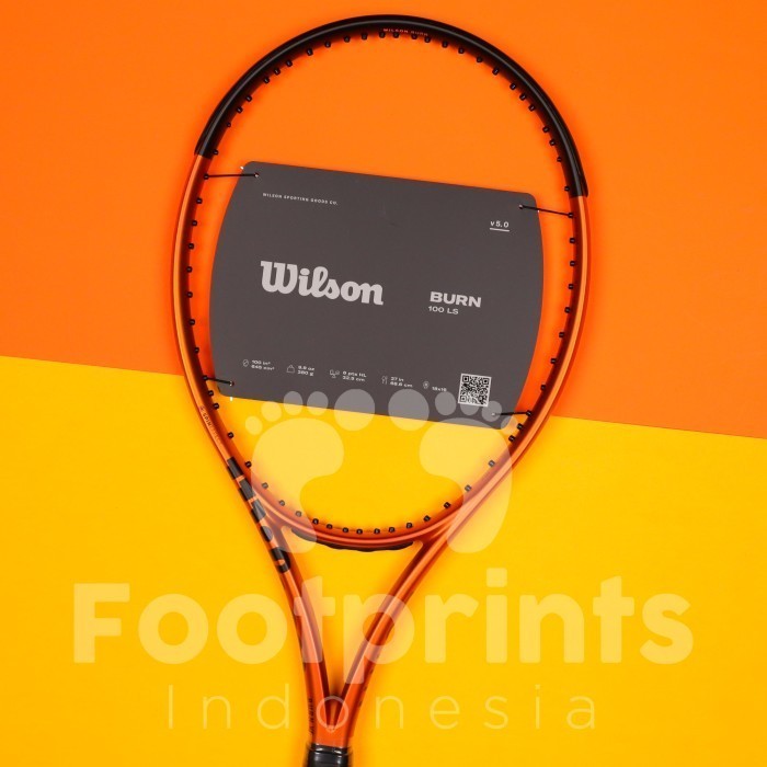 Jual Raket Tenis Wilson Burn 100 V5 2023 Tennis Racket 300 gr Original ...