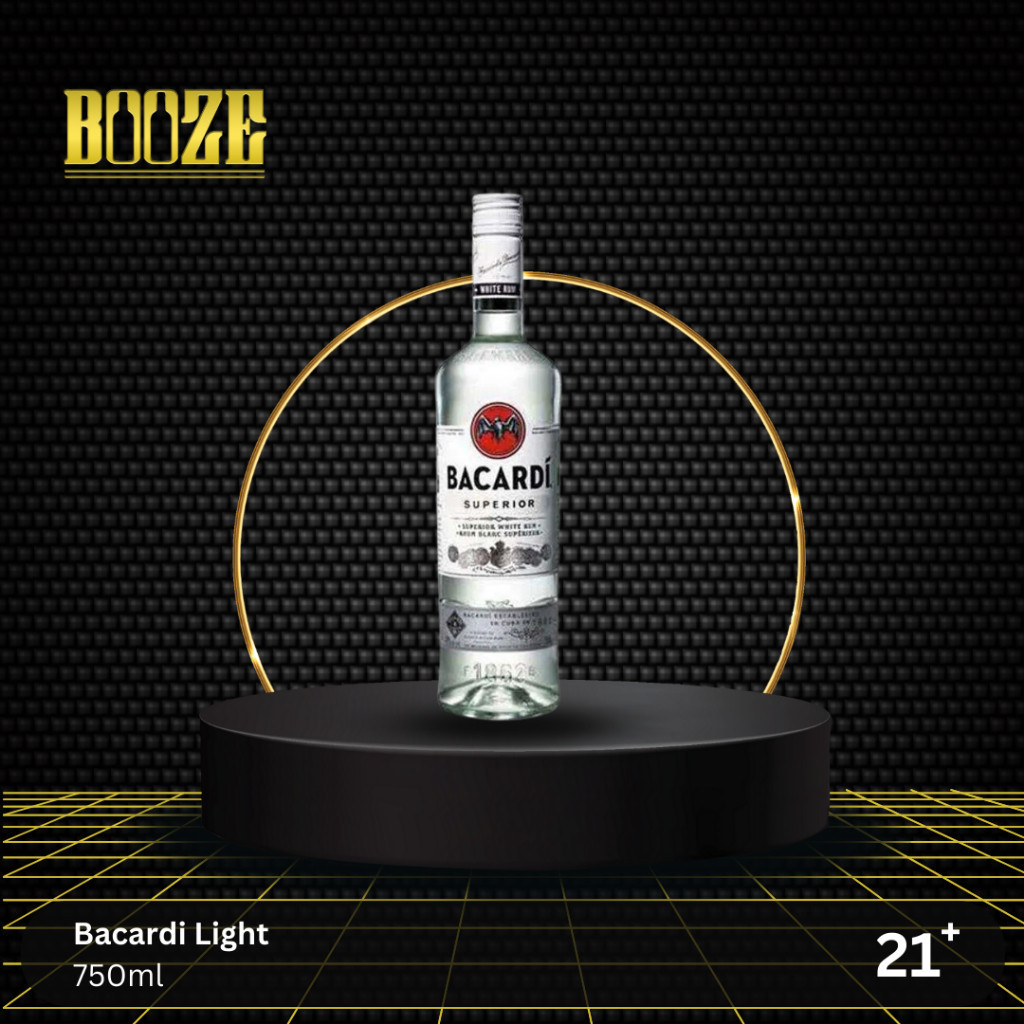Jual Bacardi Light Carta Blanca White Rum 40% 750ml - Booze Surabaya ...
