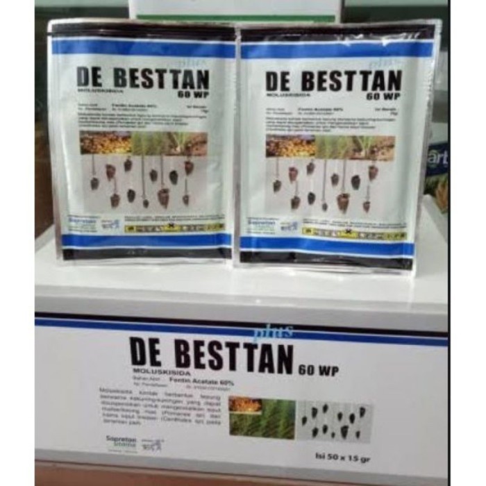 Jual De Besttan Plus 60Wp Pack 100Gr Moluskisida Obat Pembasmi Siput ...