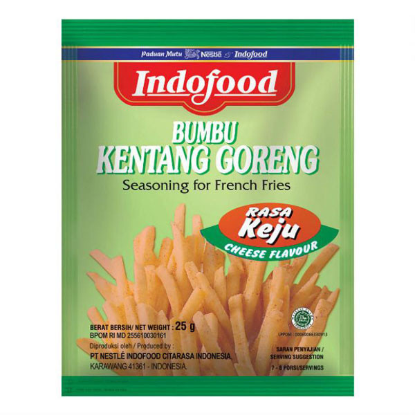 Jual INDOFOOD BUMBU KENTANG RASA KEJU 25 GR | Shopee Indonesia