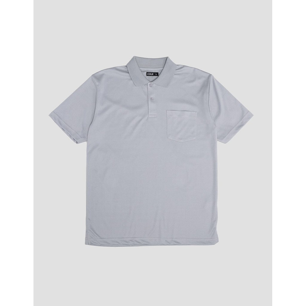 Jual Cole Solid Melange Pique Tape Plakat Kaos Kerah Pria 120166071 ...