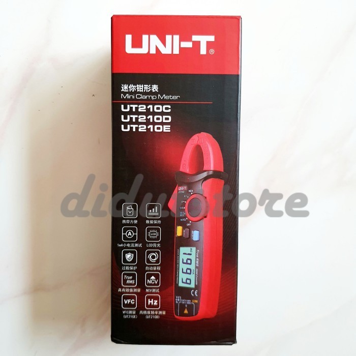 Jual Tang Ampere AC/DC Digital (digital clamp meter) merk UNI-T UT-210D ...