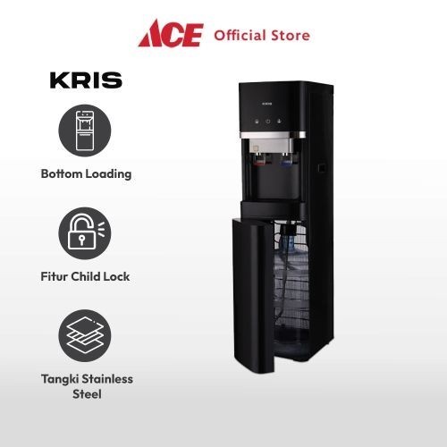 Jual Ace Kris Dispenser Air Bottom Loading Comp - Hitam | Shopee Indonesia