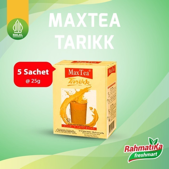 Jual MaxTea Tarikk Teh Krimer Susu Gula 125g (5 Sachet @25g) | Shopee ...