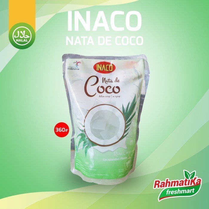 Jual Inaco Nata De Coco Rasa Cocopandan 360 gram | Shopee Indonesia