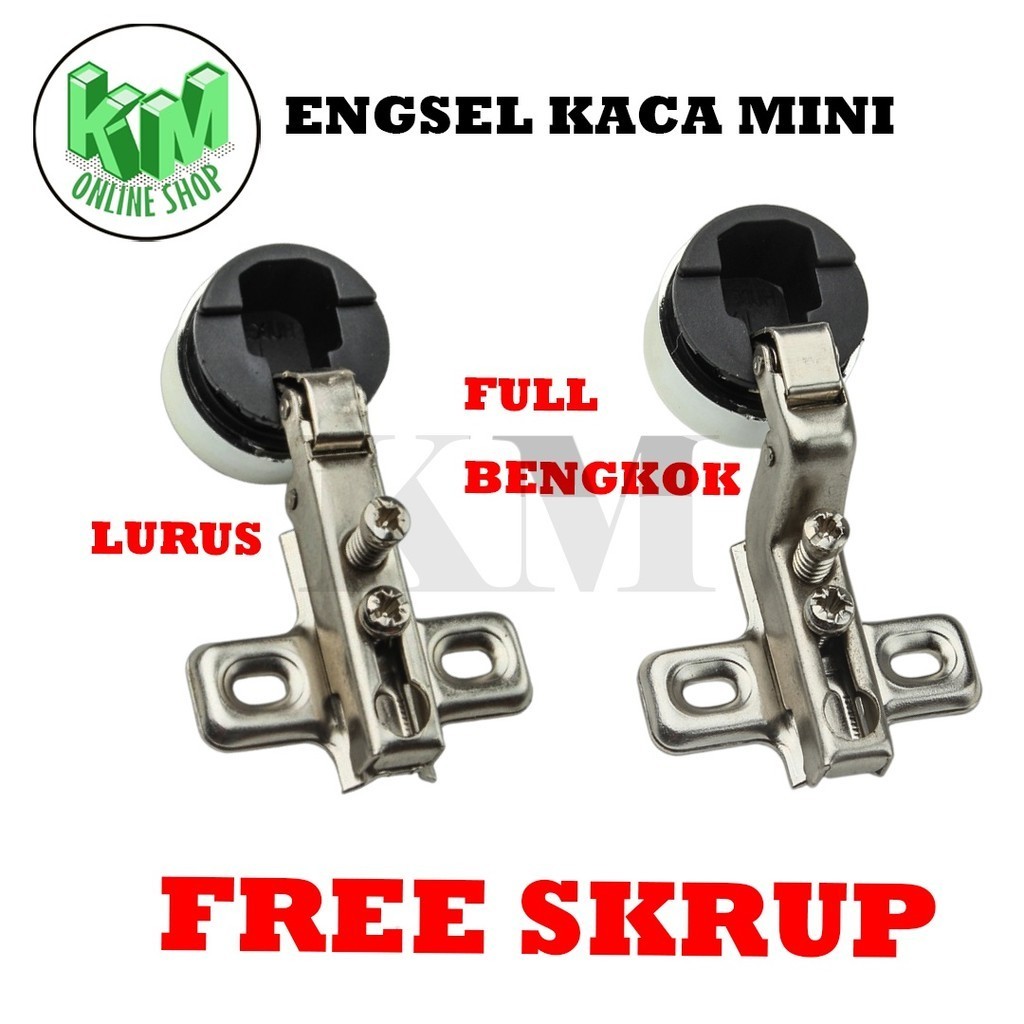 Jual Engsel Sendok Kaca Mini 26 mm / Engsel Pintu Lemari Kaca Mini ...
