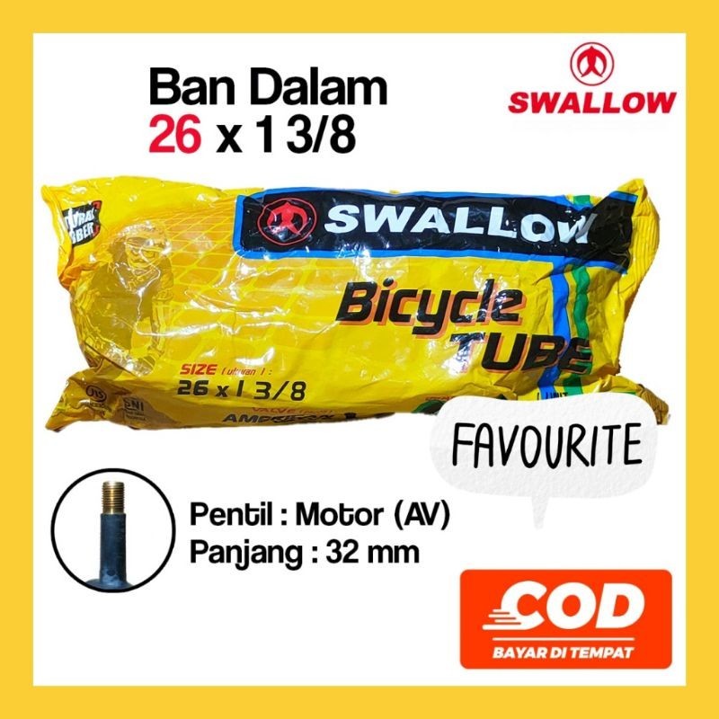 Jual ban dalam swallow 26 x 1 3/8 polygon sierra | Shopee Indonesia
