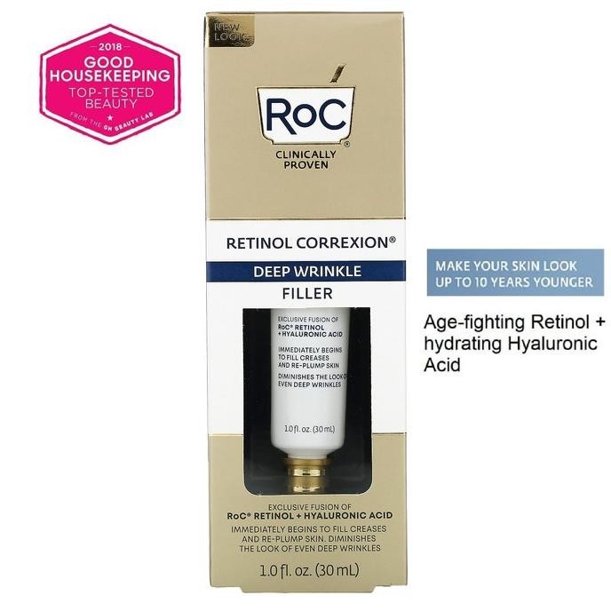Jual RoC Retinol Correxion Deep Wrinkle Facial Filler with Hyaluronic ...