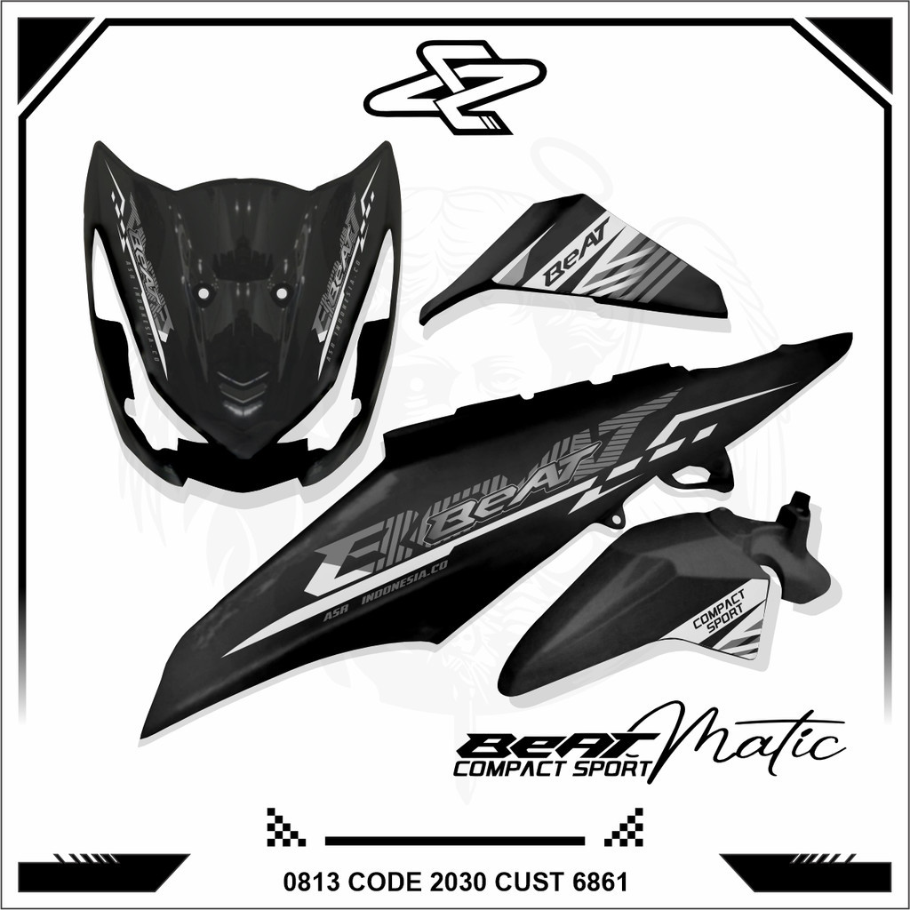 Jual STIKER STICKER STRIPING LIS BODY MOTOR BEAT FI AWAL 2013 FULL 1 ...