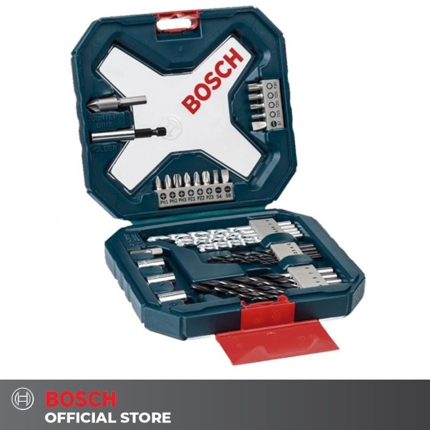 Jual Bosch 34-Piece X-Line Classic Drill & Screwdriver Bit Set / Mata ...