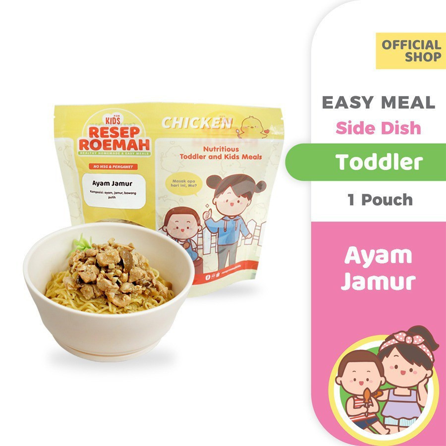 Jual RR Ayam Jamur / Makanan Sehat Anak Balita / Kids Healthy Homemade ...