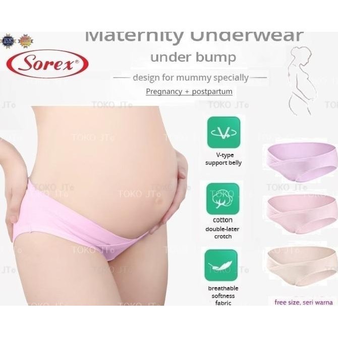 Jual Celana dalam Ibu Hamil Sorex 4311 (3 pcs) | Shopee Indonesia