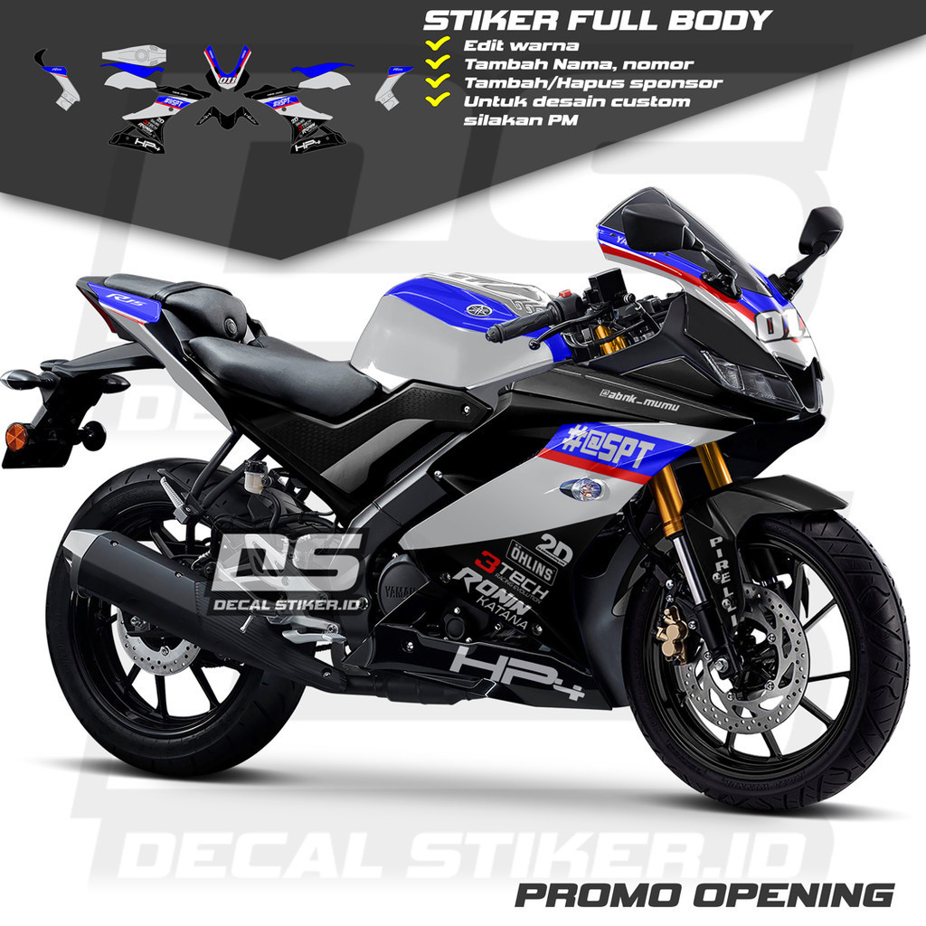 Jual Decal R15 V3 Full Body Keren Stiker R15 V3 Full Body Keren ...