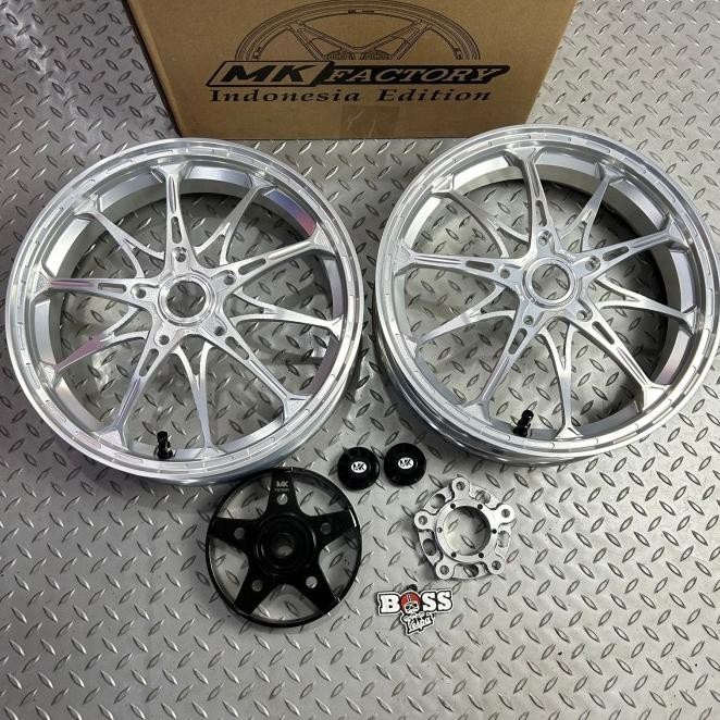 Jual Velg Mk Factory Mk10 Silver 12" Front&Rear Vespa Sprint Prima Gts ...