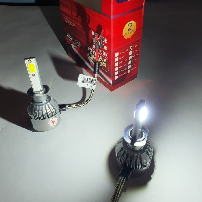 Jual Terlaris!! Lampu Mobil Led H1 Warna Putih Bergaransi Set 2 Pcs ...