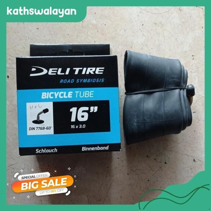 Jual BAN DALAM SEPEDA LISTRIK/SELIS 16 X 3.0 30 PENTIL BENGKOK DELI TIRE KUALITAS PRODUK TERBAIK ...