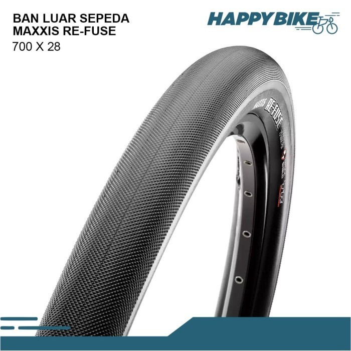 Jual Maxxis Tire Ban Luar Sepeda Road Bike Fixie City Bike Refuse 700 X 28C | Shopee Indonesia