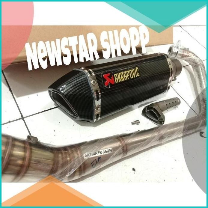 Jual knalpot Akrapovic carbon satria Fu fi full system import thailand ...