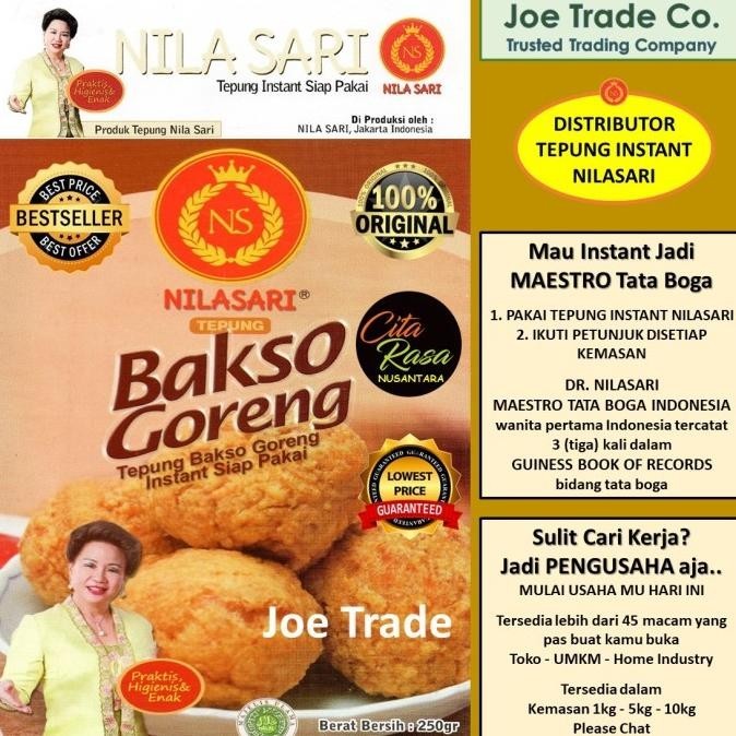 Jual Tepung Bumbu Instant Bakso Goreng Nilasari - Nila Sari 250gram | Shopee Indonesia