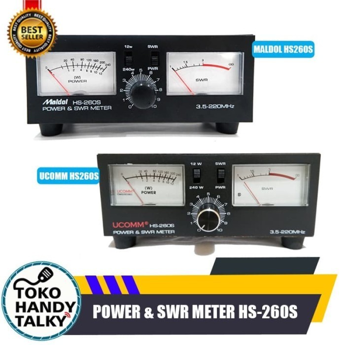 Jual POWER & SWR METER MALDOL HS260 | Shopee Indonesia