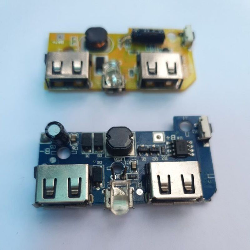 Jual Modul powerbank 2 Slot Dual USB Lithium li ion 5V 2A FAST CHARGING ...