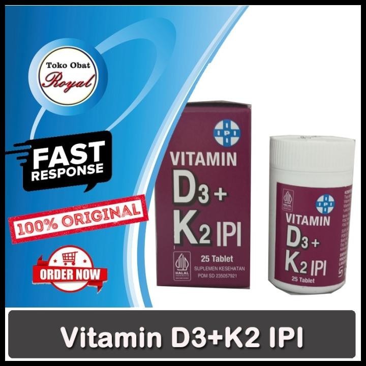 Jual Vitamin D3 K2 Ipi Untuk Kesehatan Tulang | Shopee Indonesia