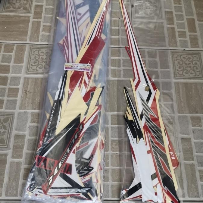 Jual Stiker Bodi Lis Body Striping Xeon Rc 2013 Merah | Shopee Indonesia