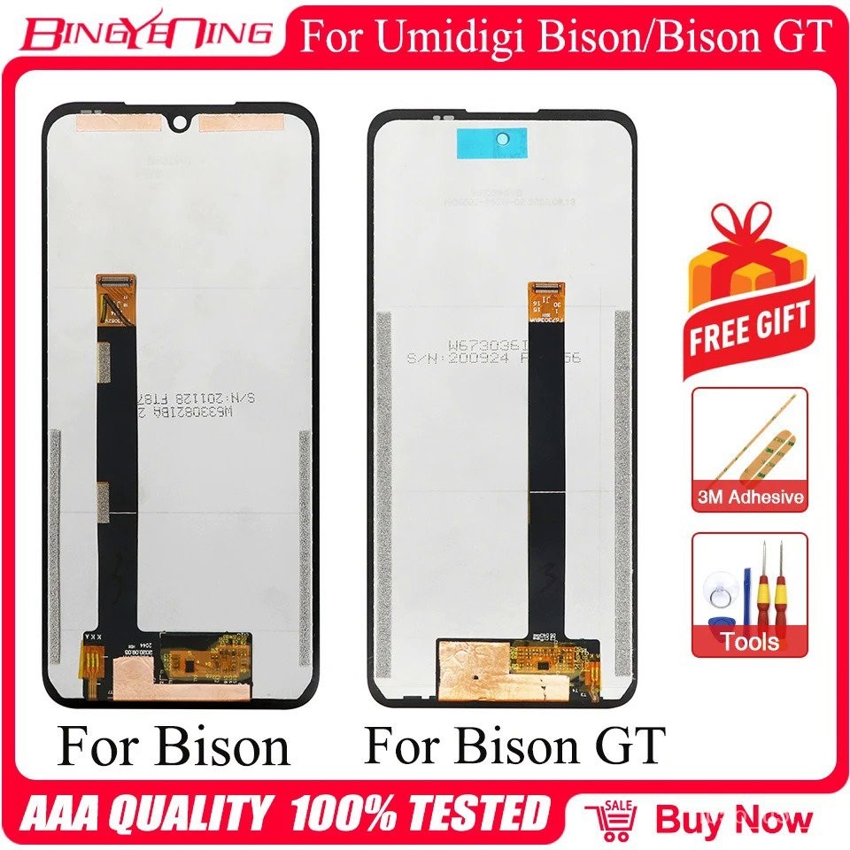 Jual Original UMIDIGI Bison Bison Pro LCD Display Touch Screen For UMIDIGI Bison 2021 BISON GT ...