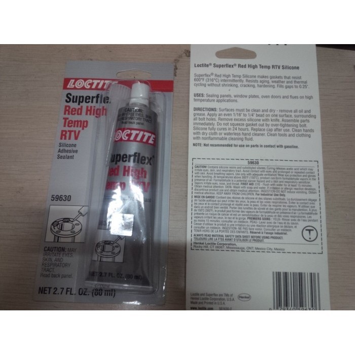 Jual Lem Loctite Superflex Red High Temp RTV | Shopee Indonesia