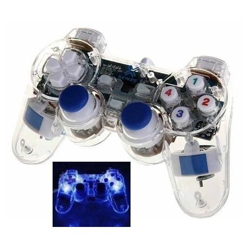 Jual USB GAMEPAD DOUBLE JOY STICK GETAR GAME CONTROLLER PC LED ...