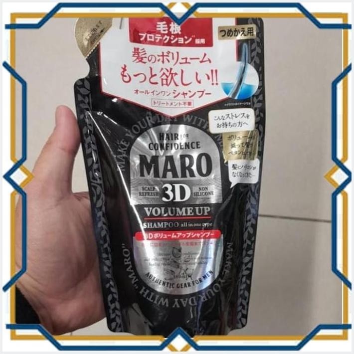 Jual [LDY] MARO 3D HAIR FOR CONFIDENCE DOESCALP VOLUME UP SHAMPOO 380ML | Shopee Indonesia