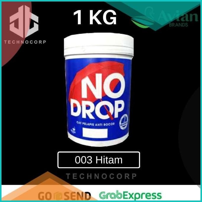Jual NO DROP 003 HITAM / BLACK CAT PELAPIS ANTI BOCOR TEMBOK GENTENG 1 KG 1 | Shopee Indonesia