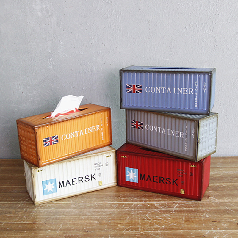 Jual Retro Besi Kreatif Besi Kreatif Kotak Jaringan Kontainer Angin ...