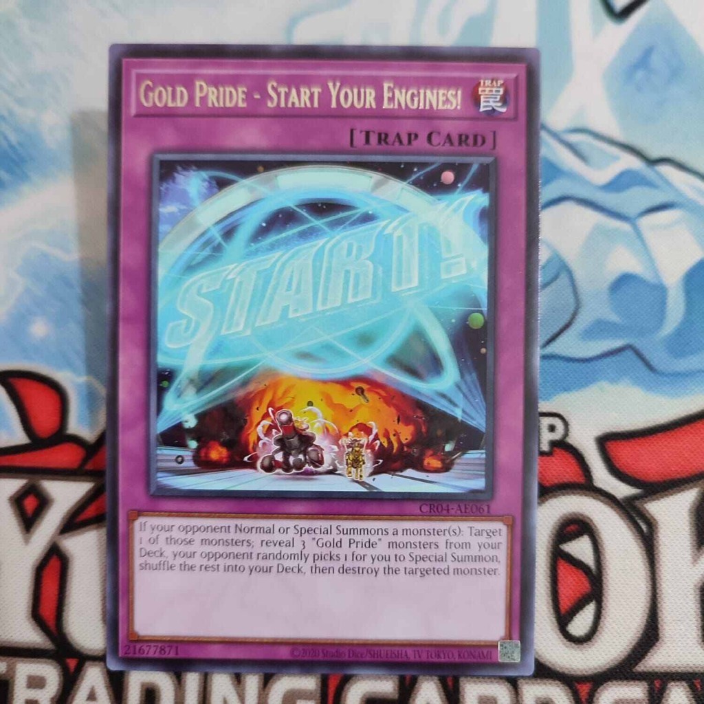 Jual yugioh AE gold pride start your engines CR04-AE061 R original ...