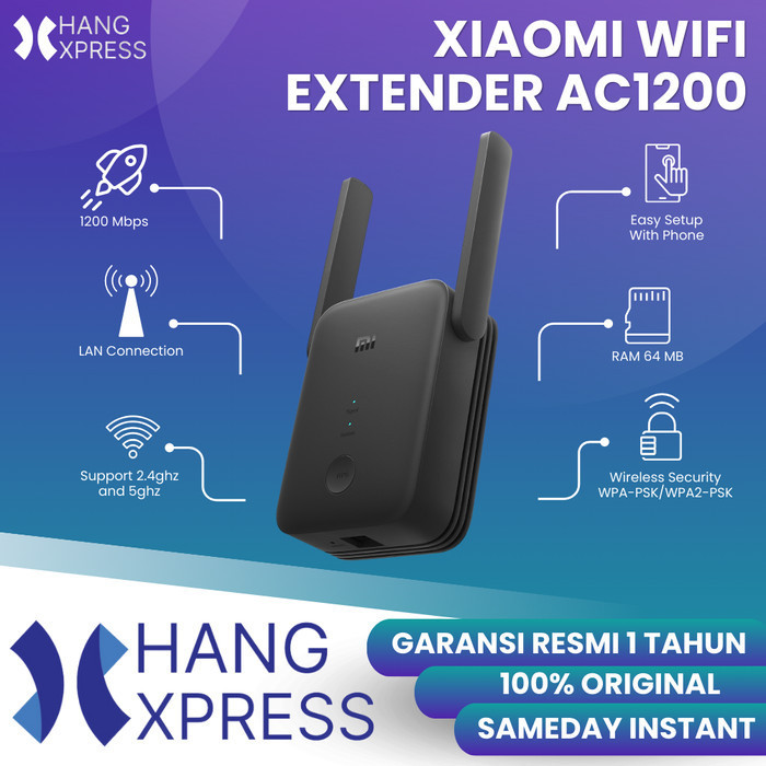 Jual Xiaomi Mi Wifi Extender AC1200 5G Wifi Repeater Alat Memperluas ...