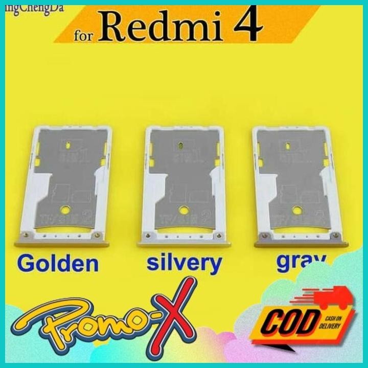 Jual SIMTRAY SIM TRAY SIM LOCK XIAOMI REDMI 4 ORIGINAL | Shopee Indonesia