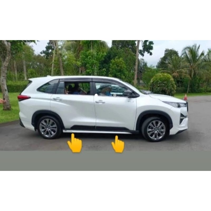 Jual Bodykit samping side skirt cover trisplang innova zenix modelista ...