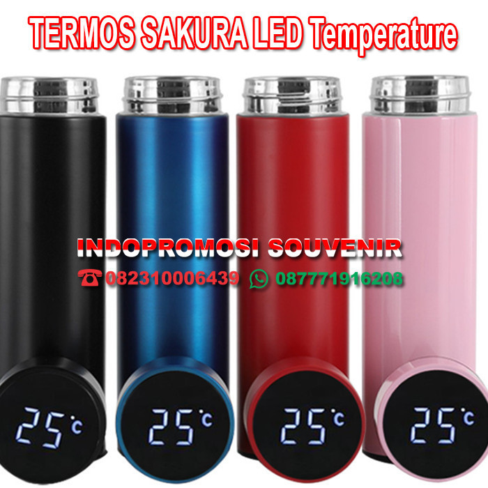 Jual Termos Led Suhu Sakura Ml Laser Grafir | Shopee Indonesia