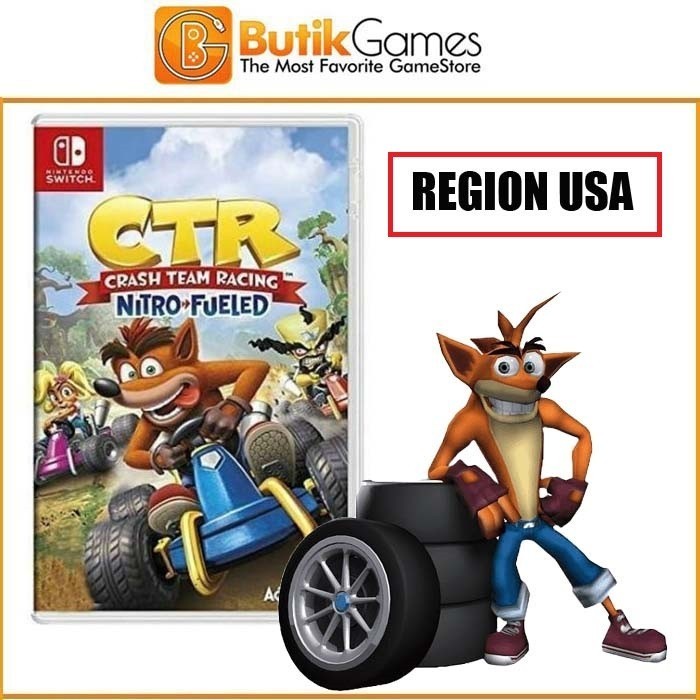 Jual CTR Crash Team Racing Nitro Fueled Nintendo Switch | Shopee Indonesia